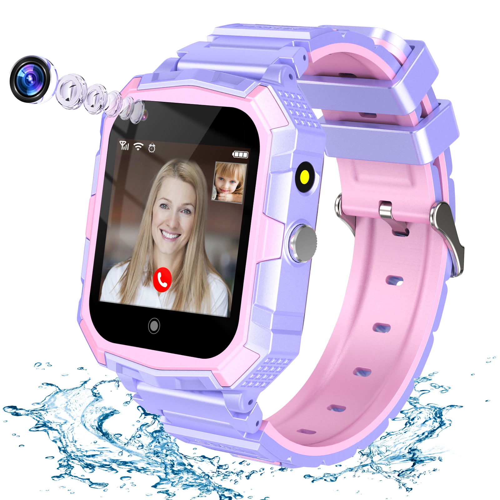 CJC 4G Kids Smartwatch with SIM Card, GPS Tracker, Boys Girls Smart ...
