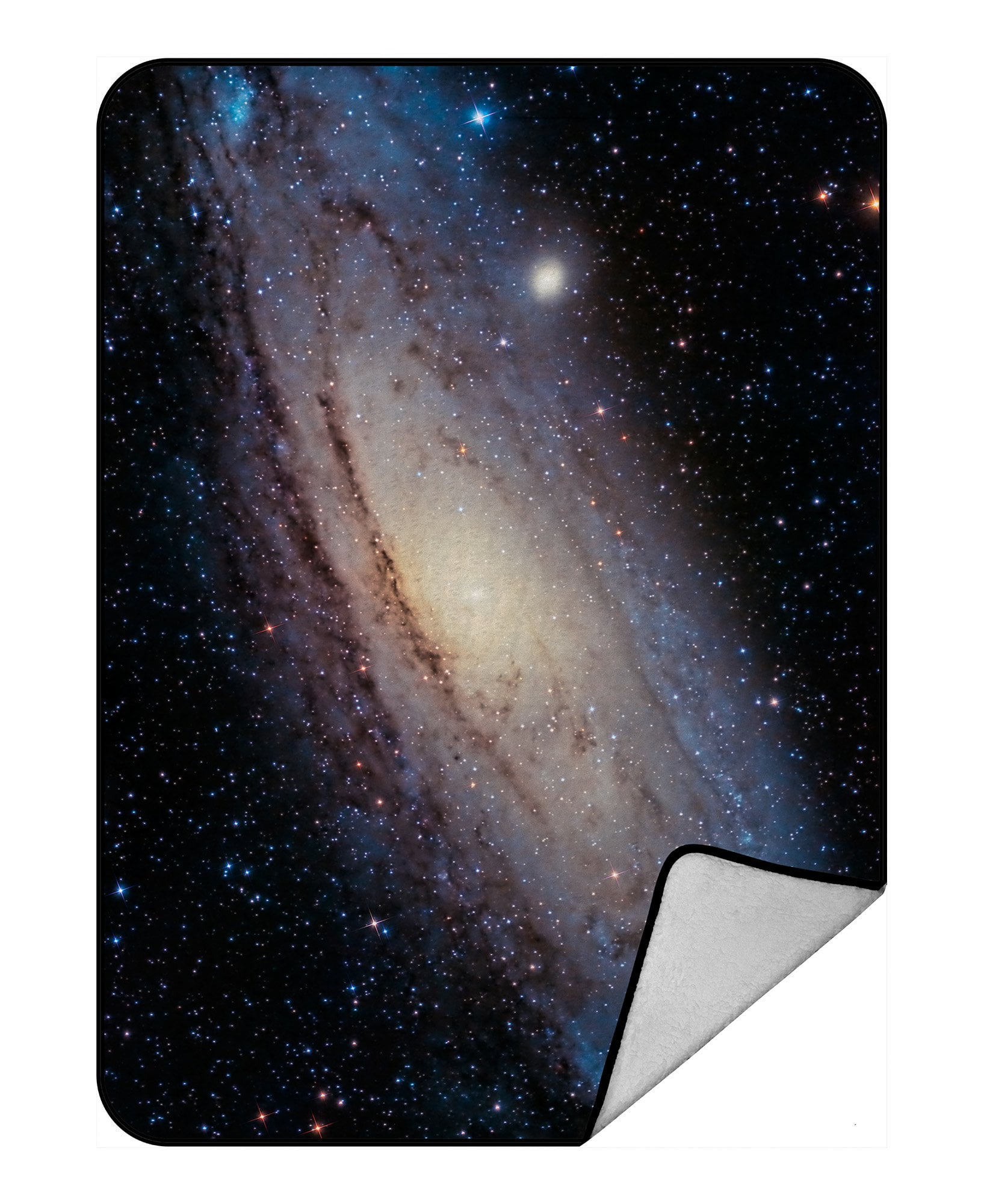 Phfzk Galaxy Space Blanket Nebula Universe Outer Space Fleece Blanket Crystal Velvet Front And