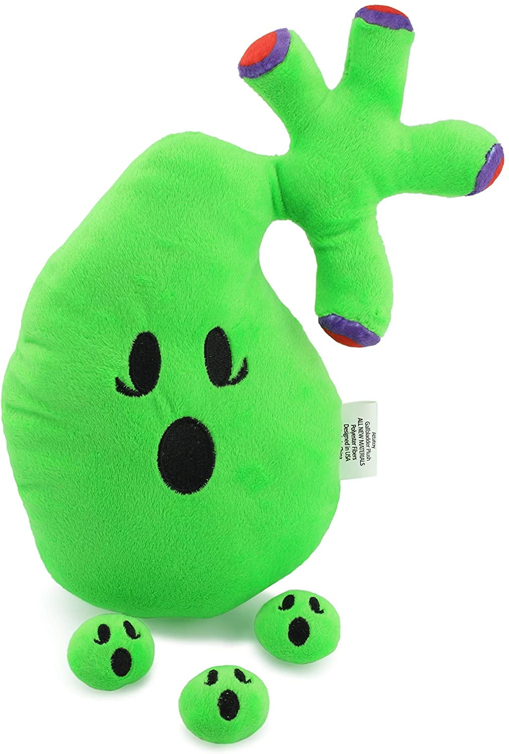 Attatoy Gallbladder Plush, Body Organ Stuffed Toy Complete with ...