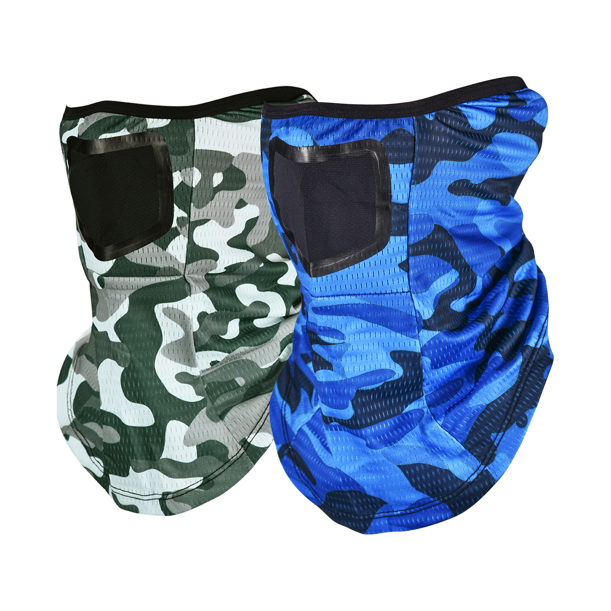 2 Pack Cooling Running Mask,Cycling Face Cover Neck, Breathable Scarf ...