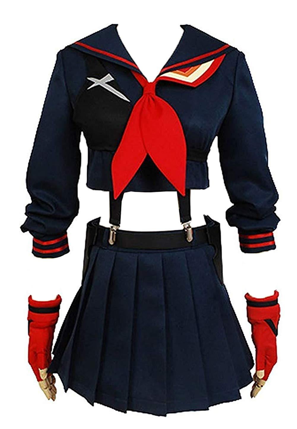 Kill La Kill Ryuko Matoi Kamui Senketsu Battlesuit Cosplay Costume ...