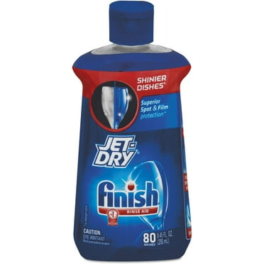 Finish Jet-Dry Dishwasher Rinse & Drying Agent with 5x Power Actions ...