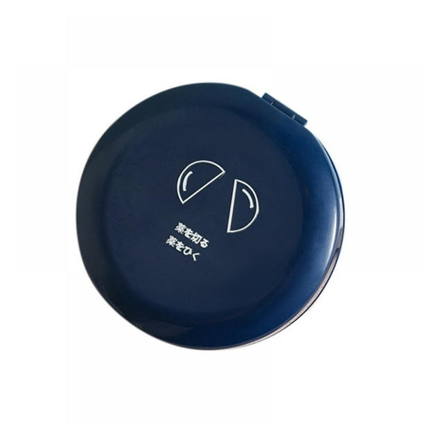 GOODLY Small Round Pill Box, Pill Organizer, Pill Case,Portable Small ...