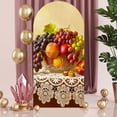 Arch Backdrop 5 Ft, Rustic Grape Peach Spandex Stretch Fitted Arch ...