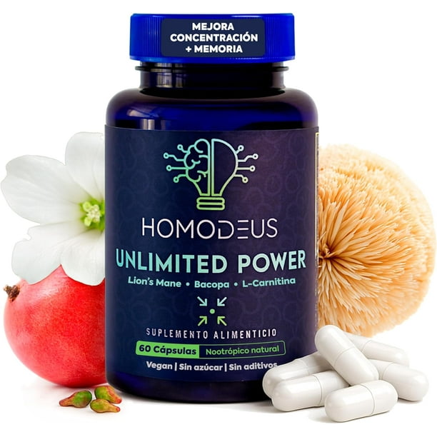 Homodeus Nootropico | Concentración Memoria, Agilidad Mental Homodeus ...