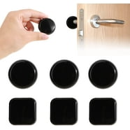 Contemporary Square Wall Door Stop, 2-1/4 Inches, Matte Black by Stone ...