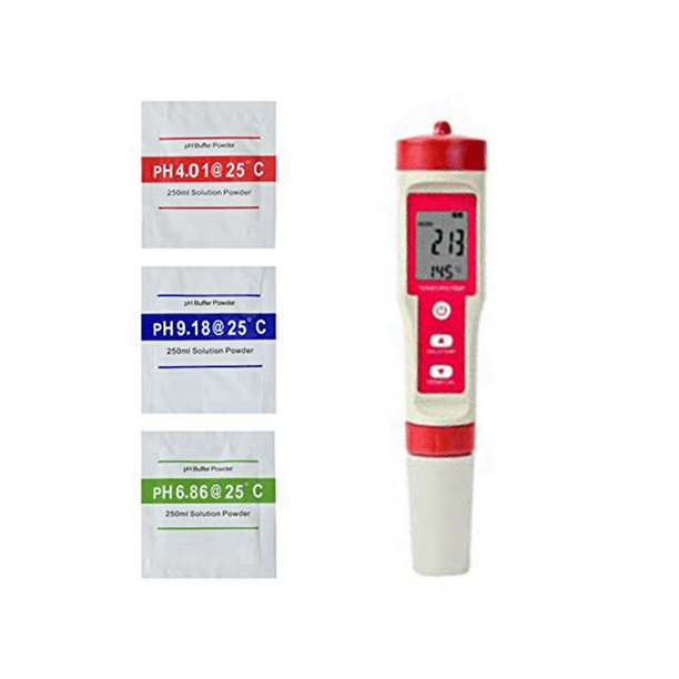 Winyuyby Digital PH Meter Water Quality Tester 4-In-1 PH/TDS/EC/Temp ±0 ...