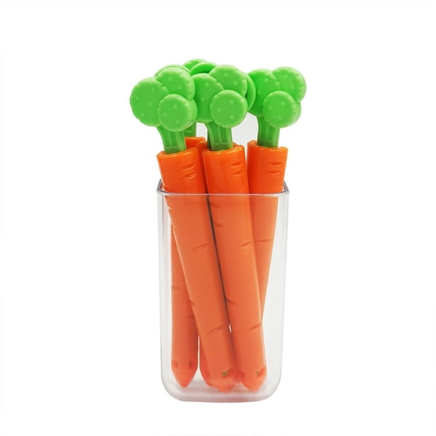 Jayli 5 Packs Sealing Clip Carrot Sealing Clip Magnet Storage Box ...