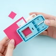 2 Pcs Stamp Punch, 1.5X1.2 Inch Rectangle & 1.5 Inch Square Stamp Hole ...