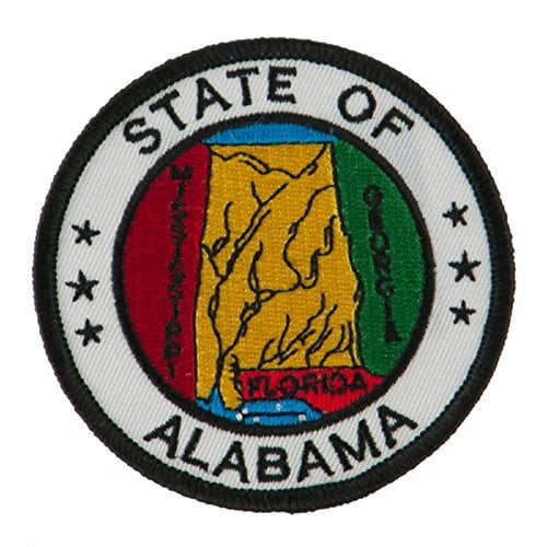 State Seal Patch Round 3" Diameter, Embroidered Iron On or Sew On Seal ...