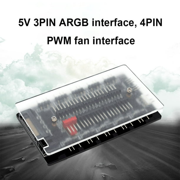 Clairlio 10-in-1 ARGB Cable Splitter Hub Synchronization ARGB PWM Hub ...