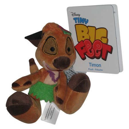 Disney Store The Lion King Timon Tiny Big Feet Plush w/ Tag | Walmart ...