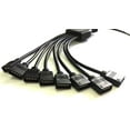 XIACOCO-4 Pins Black Rgb Led Splitter Cable Led Strip Connector 8 Way ... XIACOCO-4 Pins Black Rgb Led Splitter Cable Led Strip Connector 8 Way ...