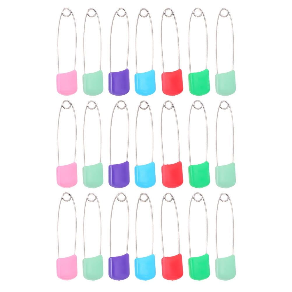 50Pcs Baby Diaper Safety Pin Cloth Diaper Pin Nappy Brooch (Mixed Color ...