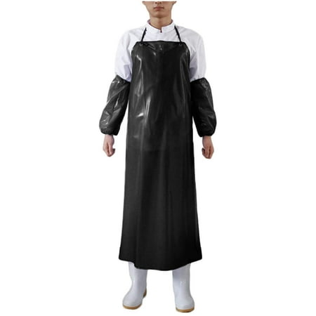 Waterproof Rubber Vinyl Apron Projects Industrial Chemical Resistant ...