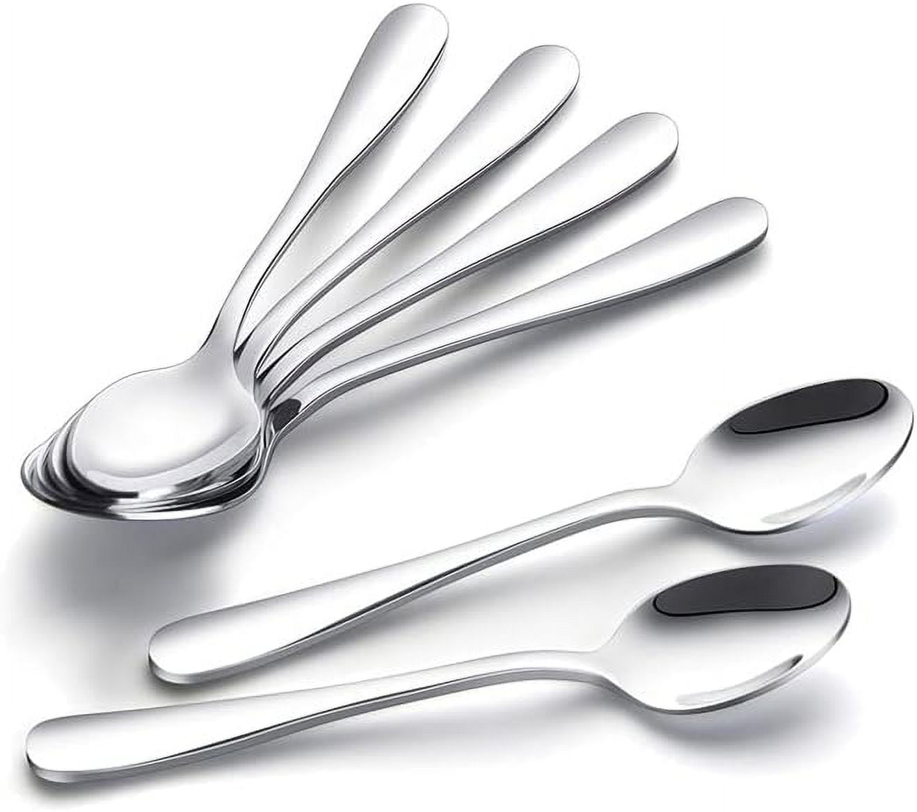 Set de 6 Cucharas de Acero Inoxidable, Cucharitas para Café, Espresso ...