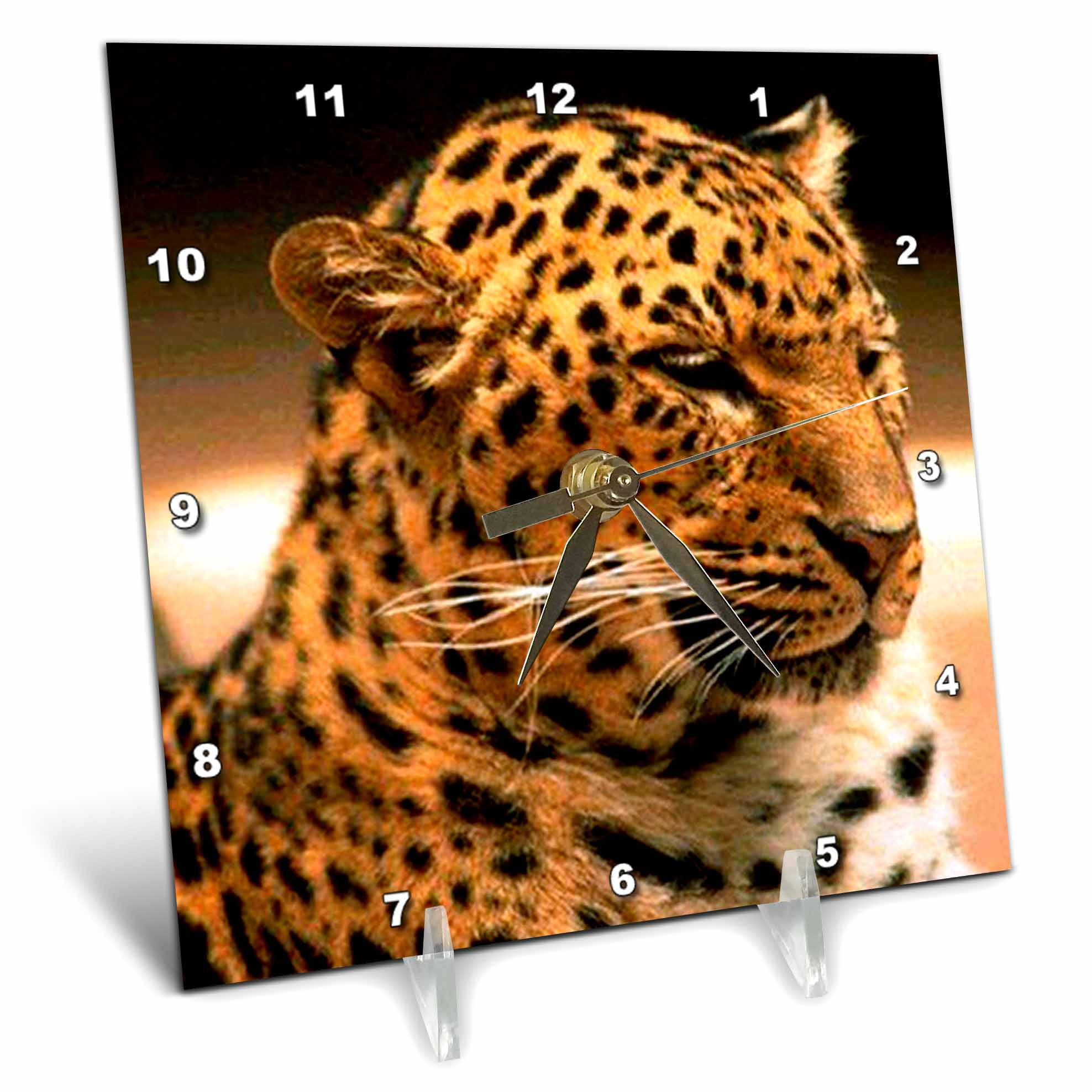 Leopard 6x6 Desk Clock dc-511-1 - Walmart.com