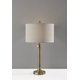 Simplee Adesso Adjustable Brass Barton Table Lamp - Walmart.com