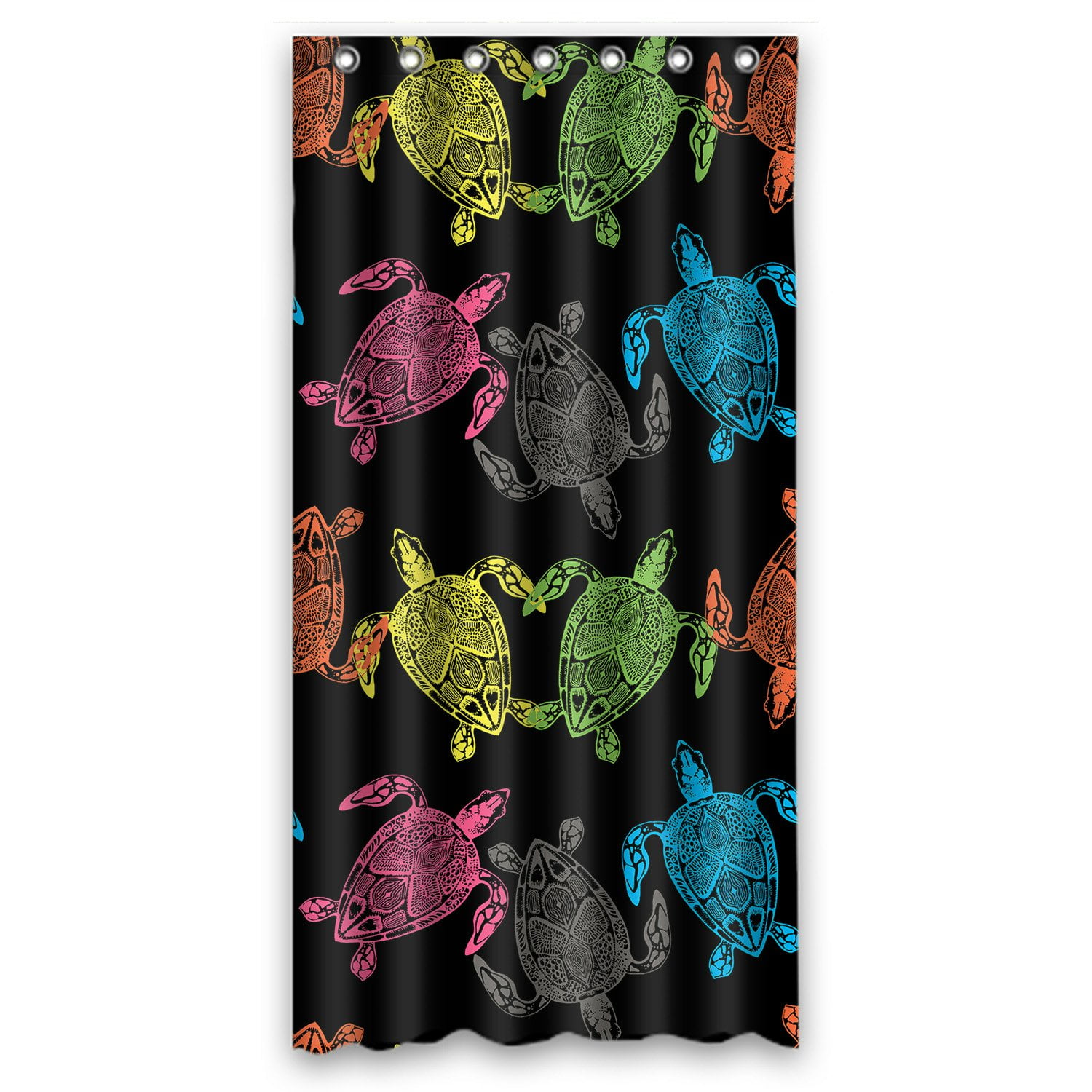 PHFZK Underwater World Tortoise Shower Curtain, Sea Turtle Turtles ...