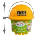 Spark Create Imagine Construction Builder Bucket, Kids Toys for Ages 3 ...