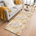 Cartoon Theme 2x6 Runner Rug for Hallway Walkway Kitchen Galley ...