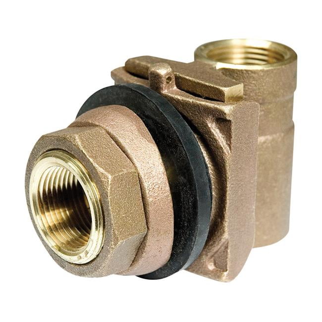 Pitless Adapter, 1 x 4 in. - Brass - Walmart.com