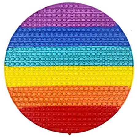 ZHENGBOS 460 Jumbo Pop It Giant Bubbles Mega Poppet Fidget Square Round ...