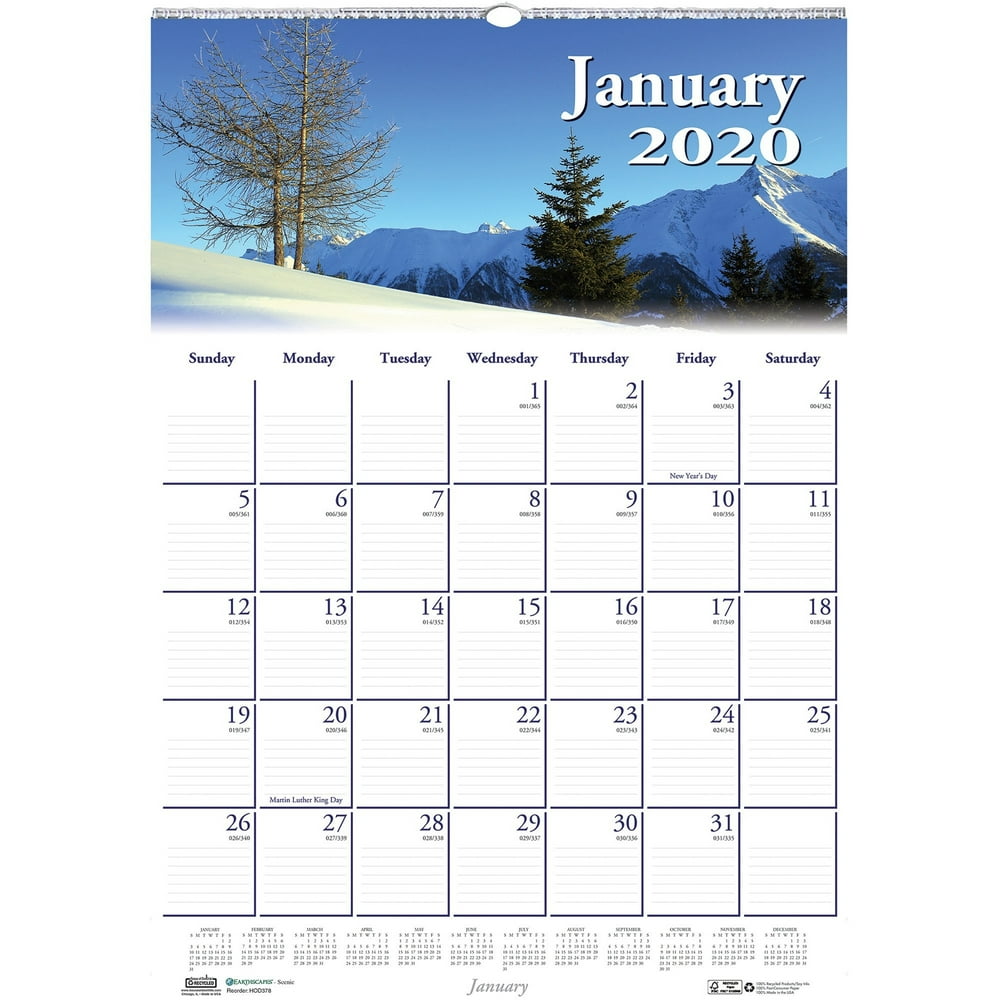 House of Doolittle Earthscapes Scenic Wall Calendars, White - Walmart ...