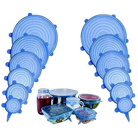 Stretchable Silicone Lids, Silicone Stretch Lids, Fresh-keeping Lids ...