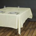 Efavormart 70" Square Linens IVORY Wholesale Linens Polyester Square ...