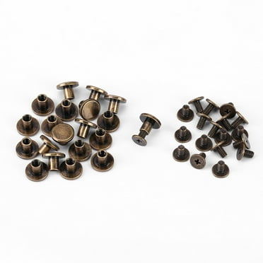5PCS Rivet Screws Fasteners for Leatherwork Bags Belts DIY Projects ...