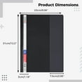 30Pcs Clear Front Report Cover, A4 Size File Folders, Document ...