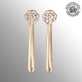 Floral Stair Carpet Runner Holder Clips Solid Cast Brass PVD Finish 5.5 ...