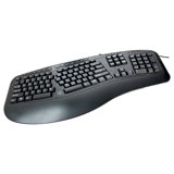 SMK-Link TAA-Compliant Ergonomic USB Keyboard, Black - Walmart.com