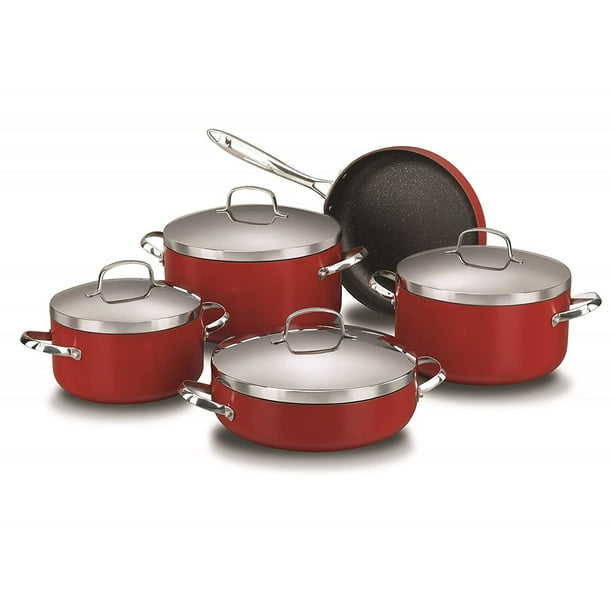 Korkmaz Cookware Set Zeta, 9 Piece, Red - Walmart.ca