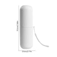 Beforeyayn Portable Travel Toothbrush Case and Toothpaste Holder Set ...