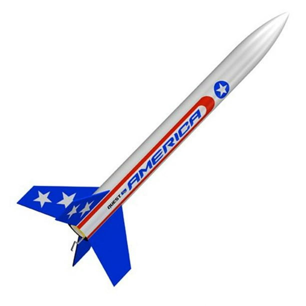 Quest Rockets QUS1020 Quest America Model Rocket Kit - Skill Level 1 ...