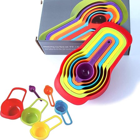 Kitchen Measuring Spoons Colored Measuring Cups And Spoons Set For ...