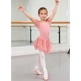 Aideaone Girls Ballet Dance Dress Toddler Leotards Ruffle Sleeve Shiny ...