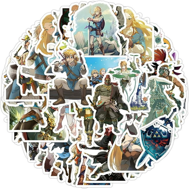 52 Pcs Zelda 2 Stickers Pack for Kids Teens Fans, Tears of the Kingdom ...