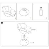 Relax-R Port Leisure Accent Chair in Red Fabric - Walmart.com