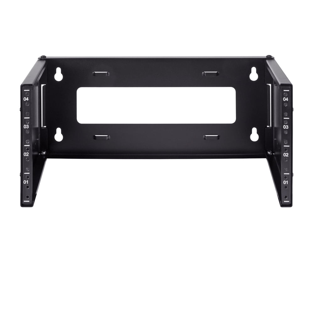 Navepoint 4U Wall Mount Bracket Extendable Network Equipment Rack ...