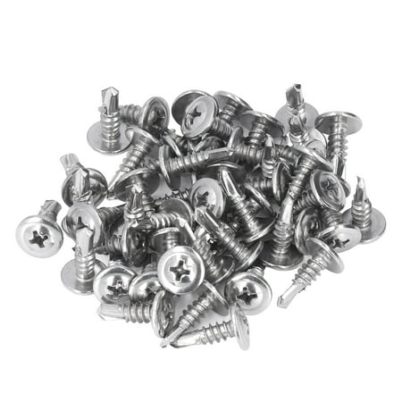 Self Drilling Screw Assortment, Compact Washer Head Self Drilling Screws Set Non Deform For ...