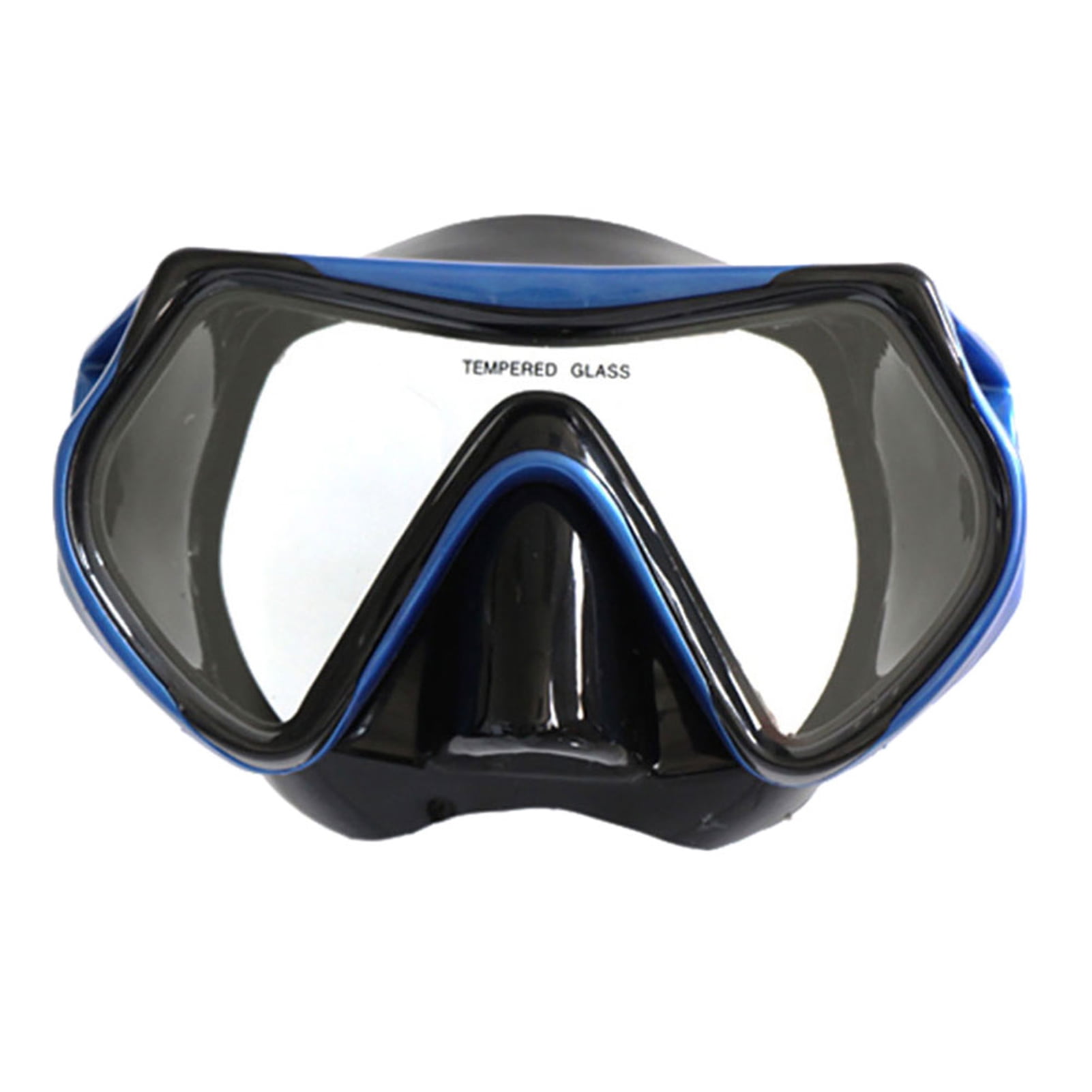 Adult Tempered Glass Lens Anti-fog Swimming Snorkeling Scuba Diving ...