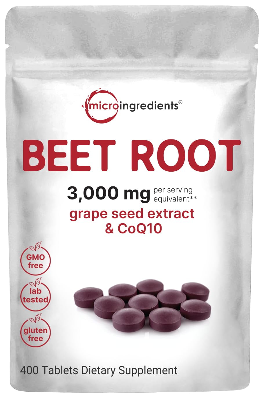 Suplemento de microingredientes de raíz de remolacha de 3000 mg con ...