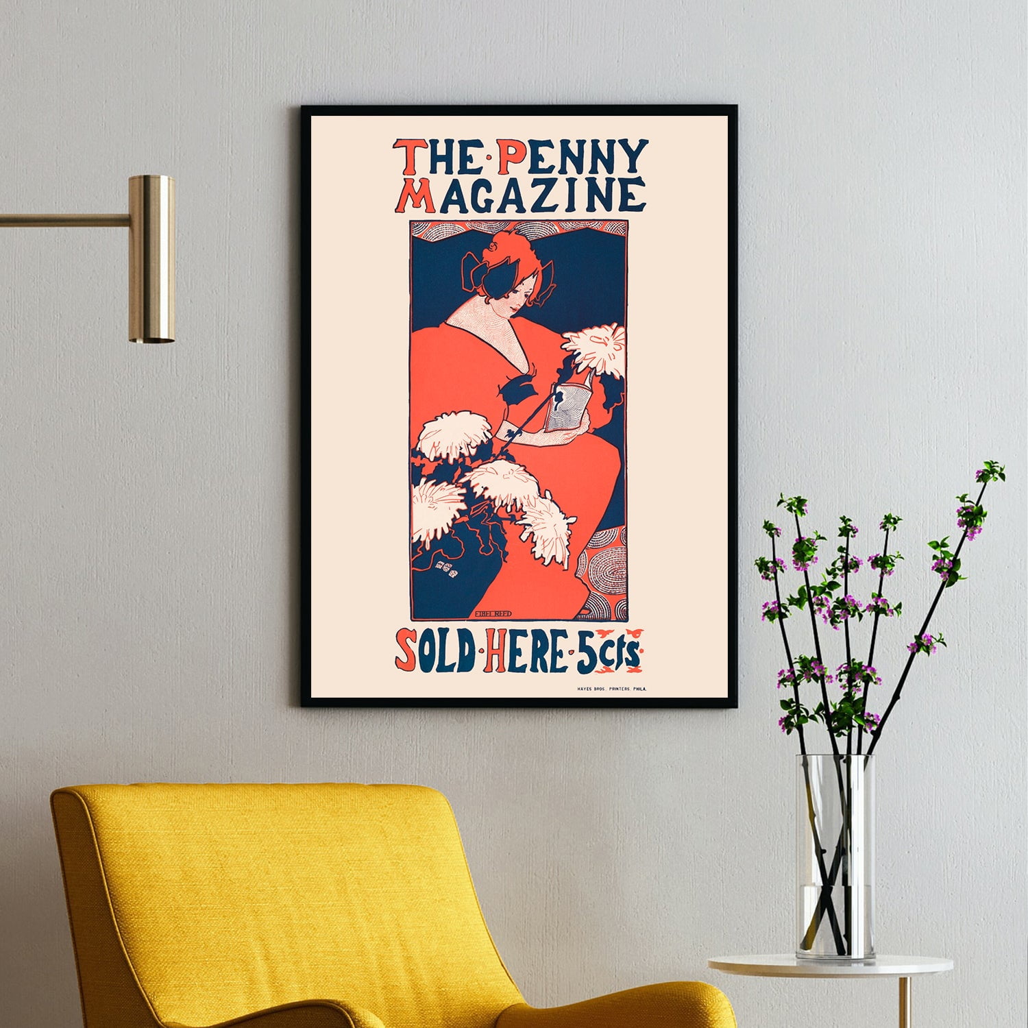 The Penny Magazine - 1896 | Ethel Reed | Premium Fine Art Print | 19th ...