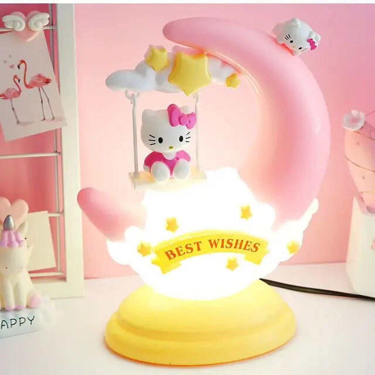Click here for Mayding Kawaii Sanrio Hello Kitty Moon Table Lamp... prices