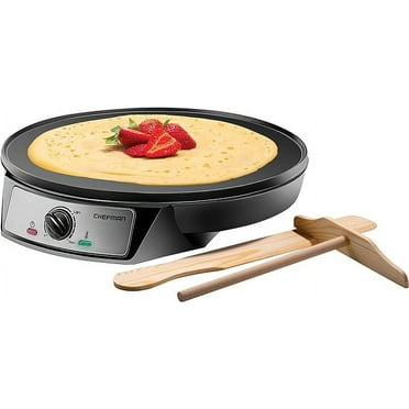 MasterChef Cordless Crepe Maker with Non-stick Dipping Plate plus ...