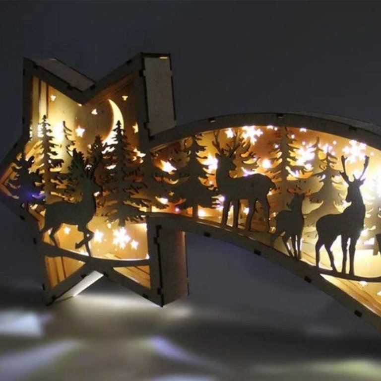 Blank Wooden Christmas Sign