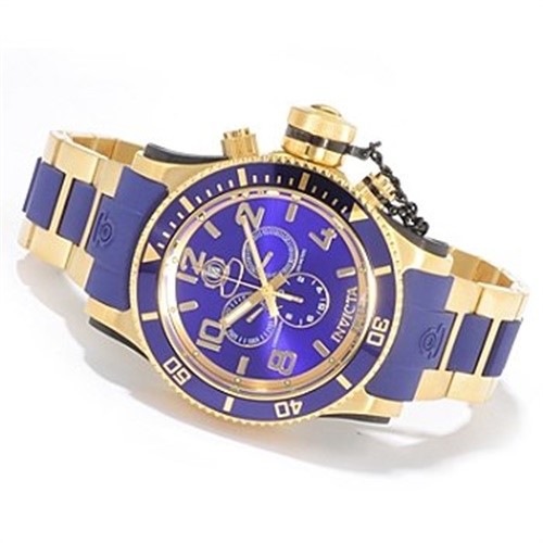 Invicta Men's 6634 Russian Diver Two Tone Blue Dial Dive Watch ...